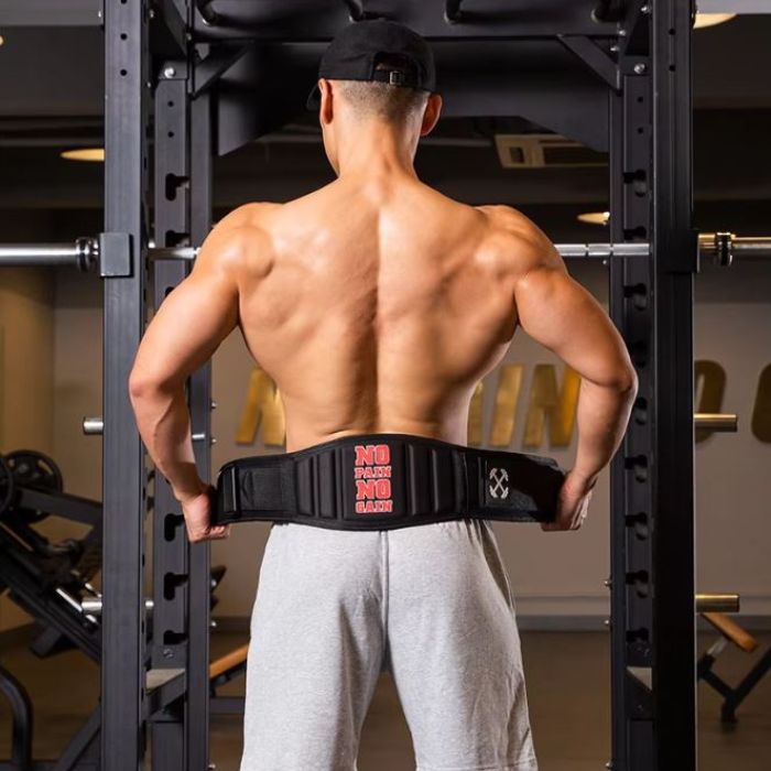 Neoprene Weightlifting Belt Professional Support for Squat & Heavy Pull ...